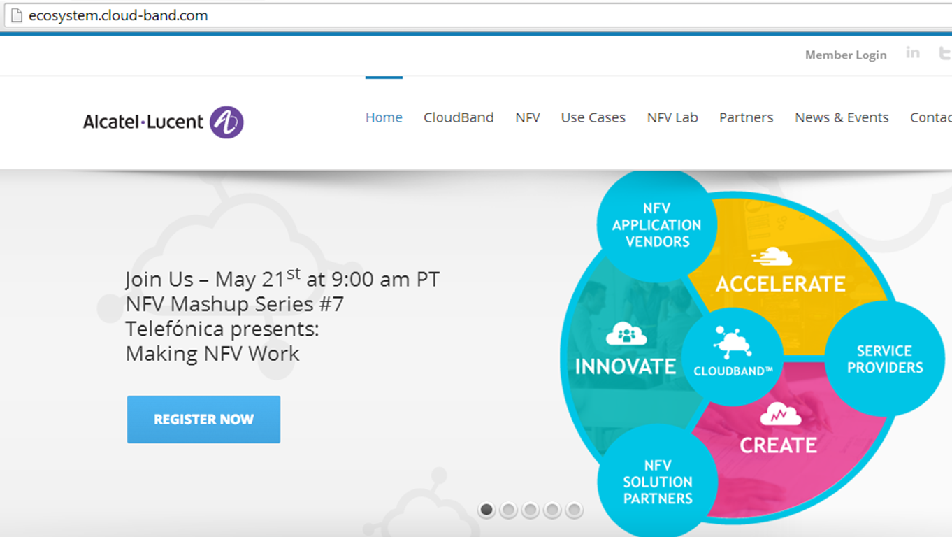 Qosmos Joins ALU's NFV CloudBand(TM) Ecosystem Program