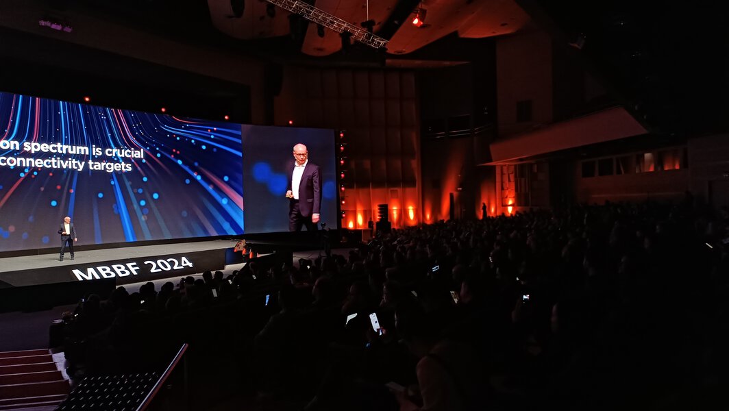 Photos: GSMA's Alex Sinclair on the Future of 5.5G at MBBF 2024