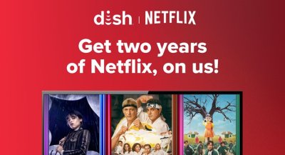 DISH Offers 2 Years of Free Netflix for New Customers
