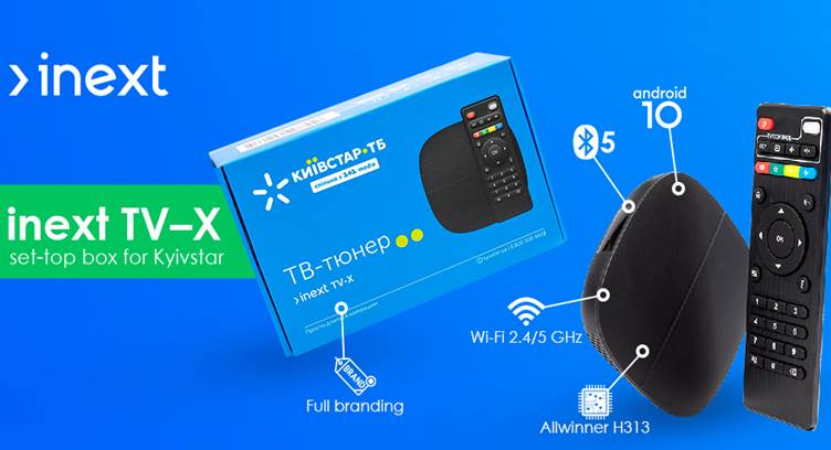 inext Develops Exclusive Android STB for Ukraine's Largest Operator ...