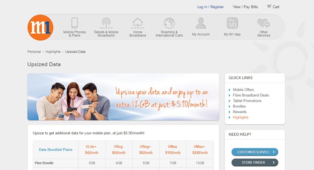 M1 Joins Data Price War by Extending Upsized Data Add-ons to All SIM ...