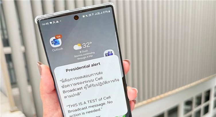 AIS Readies Cell Broadcast for Nationwide Emergency Warning System