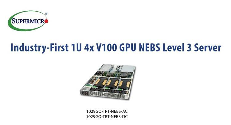 Supermicro Launches NEBS Level 3 Certified 1U Server for 5G Edge AI ...