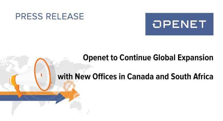 Openet Opens New Offices in Canada and South Africa to Better Meet ...