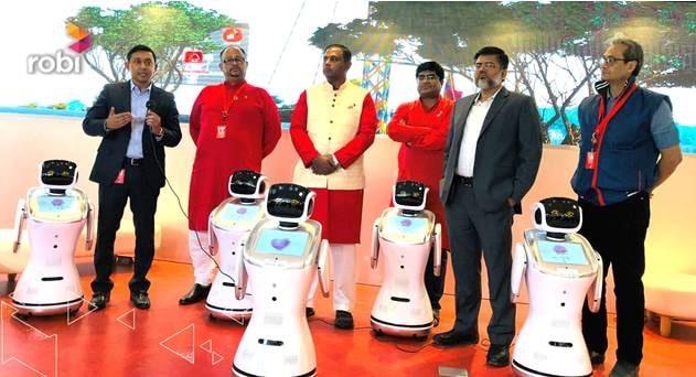 Bangladesh's Robi Intros AI-based Service Robots at Designated Sales and Service Centers